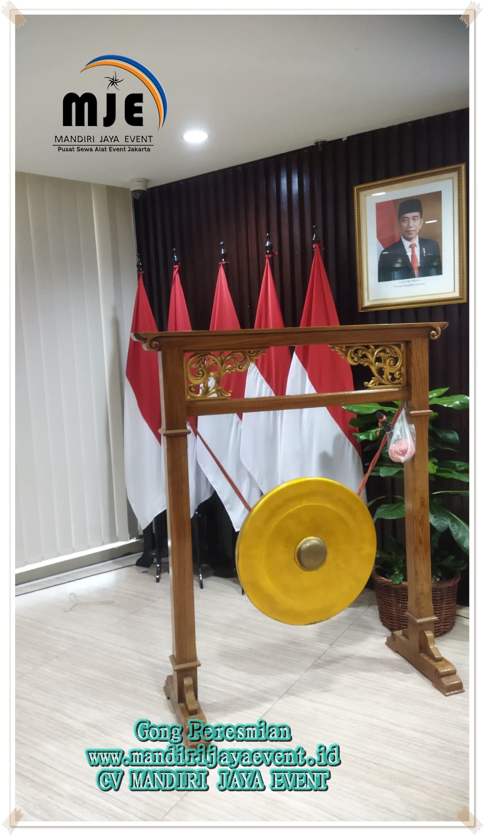Sewa Gong Peresmian Daerah Tangerang Kota Murah