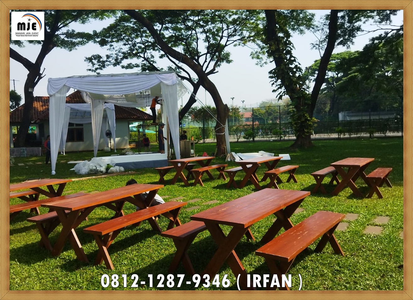 Rental Kursi Taman Kayu Xtra Godong Ijo Depok Jawa Barat