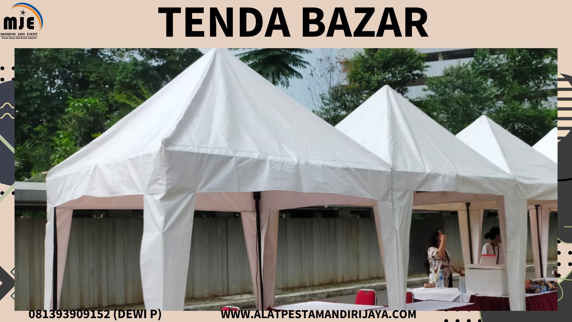 Gudang Sewa Tenda Bazar Modern Area Tangerang Selatan