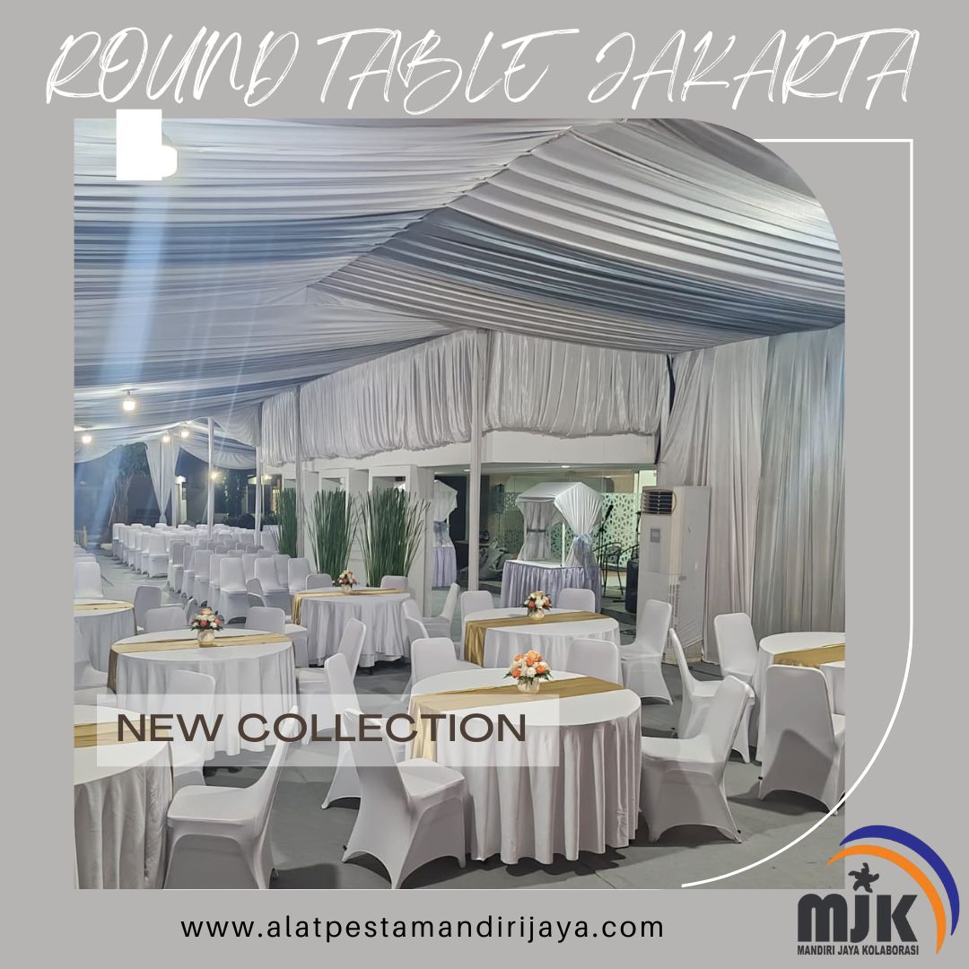 Rental Round Table Diameter 120cm Terdekat Wilayah Jakarta