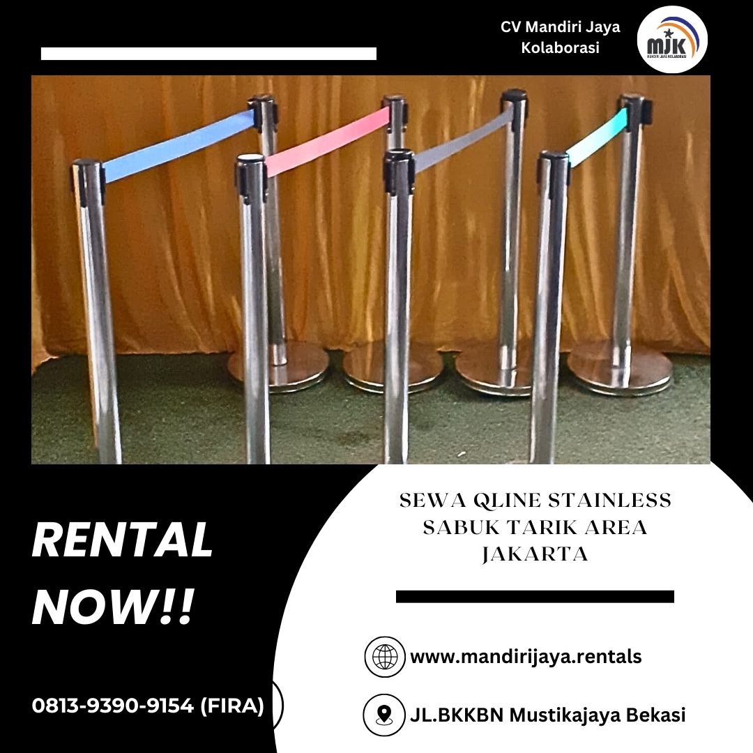 SEWA QLINE STAINLESS SABUK TARIK AREA JAKARTA - RENTAL ALAT PESTA ...