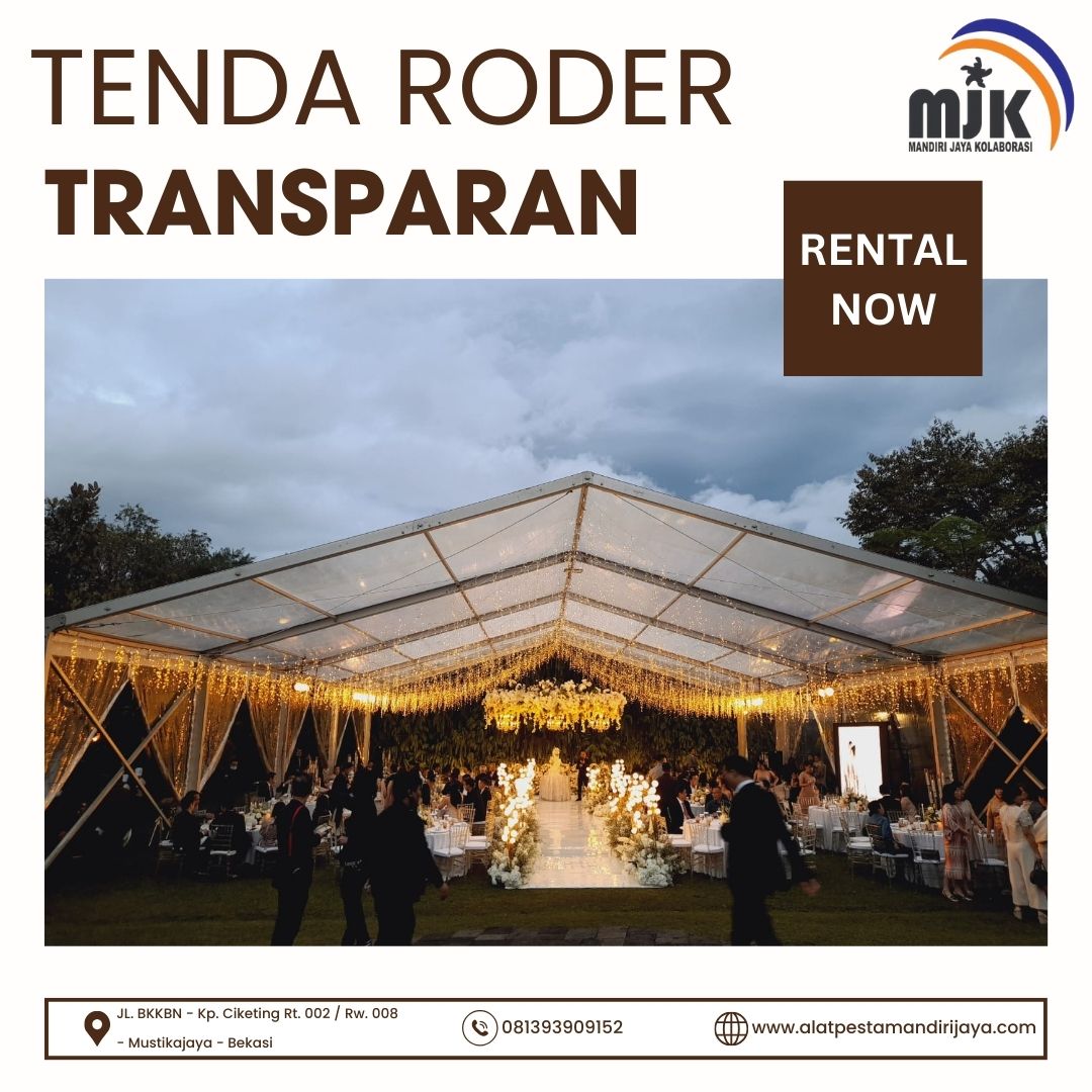 Sewa Tenda Roder Transparan Event Shangrila Hotel Jakarta